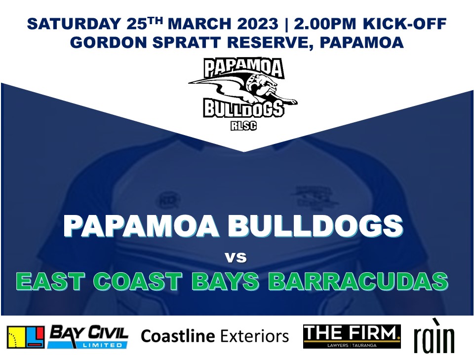Pre-Season Game: East Coast Bays Barracudas
