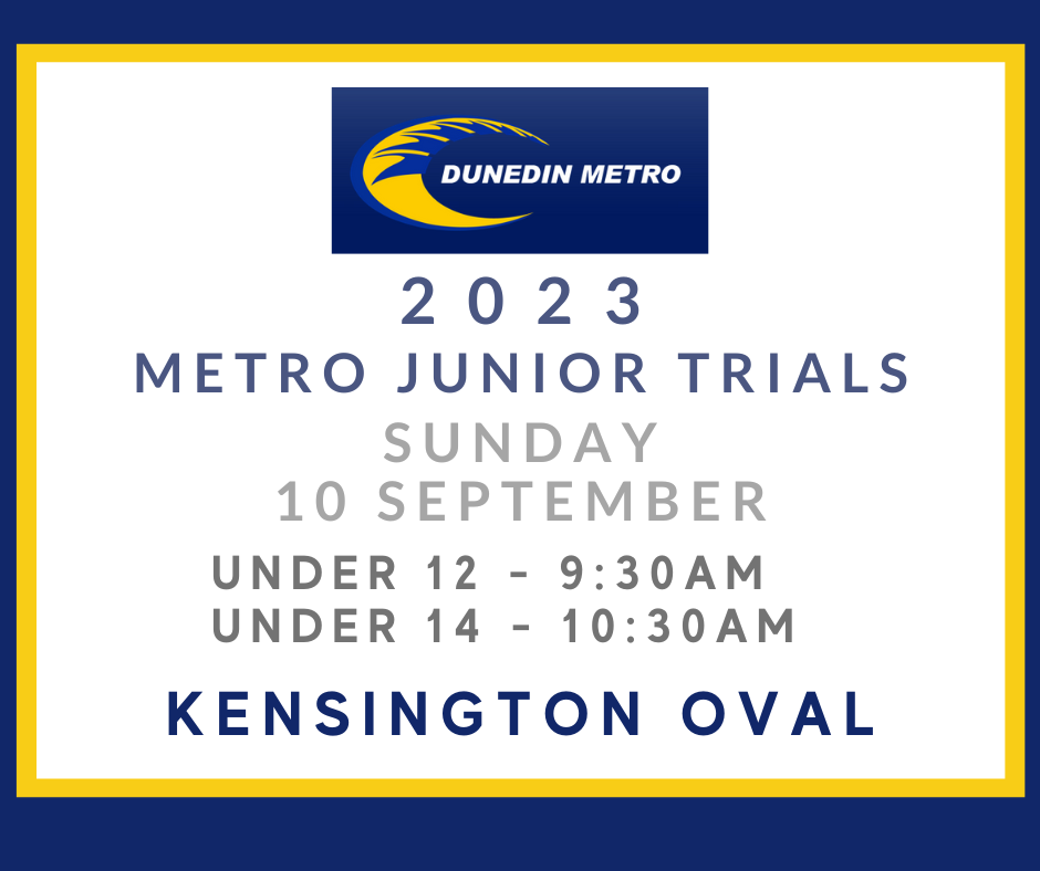 Metro Junior U12 & U14 representative trials