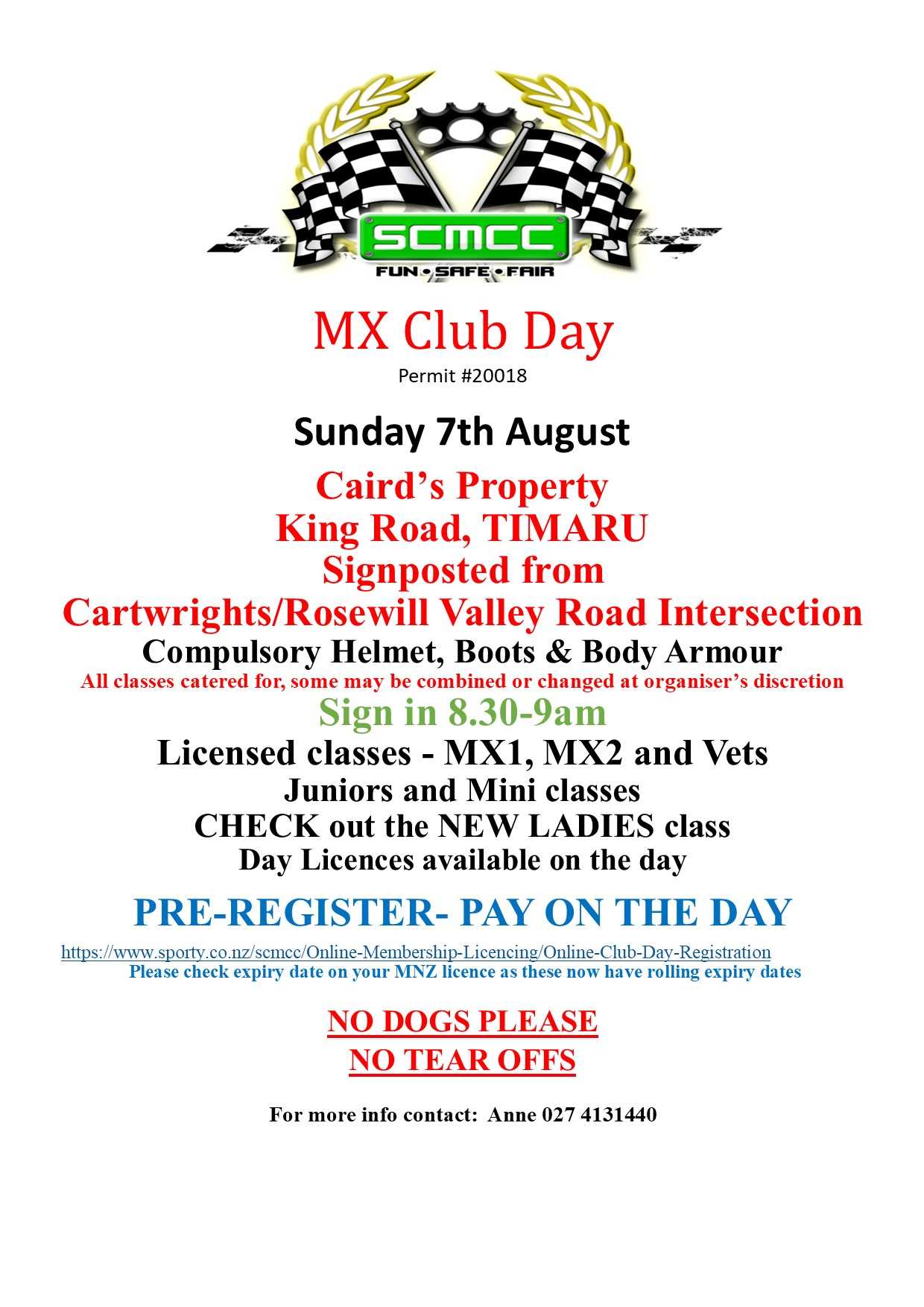 August MX Club Day