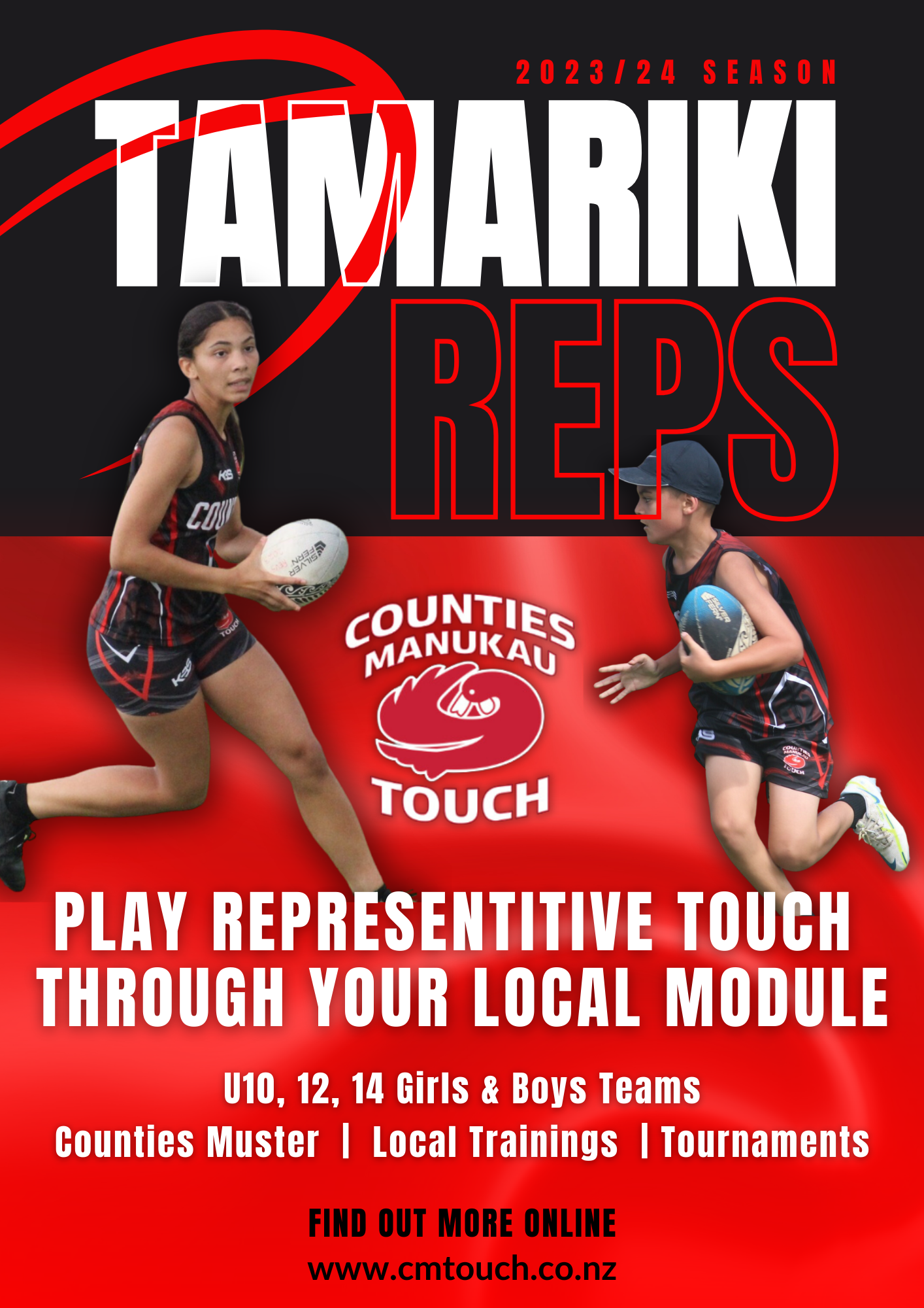 Counties Manukau Touch Association - Tamariki Grades