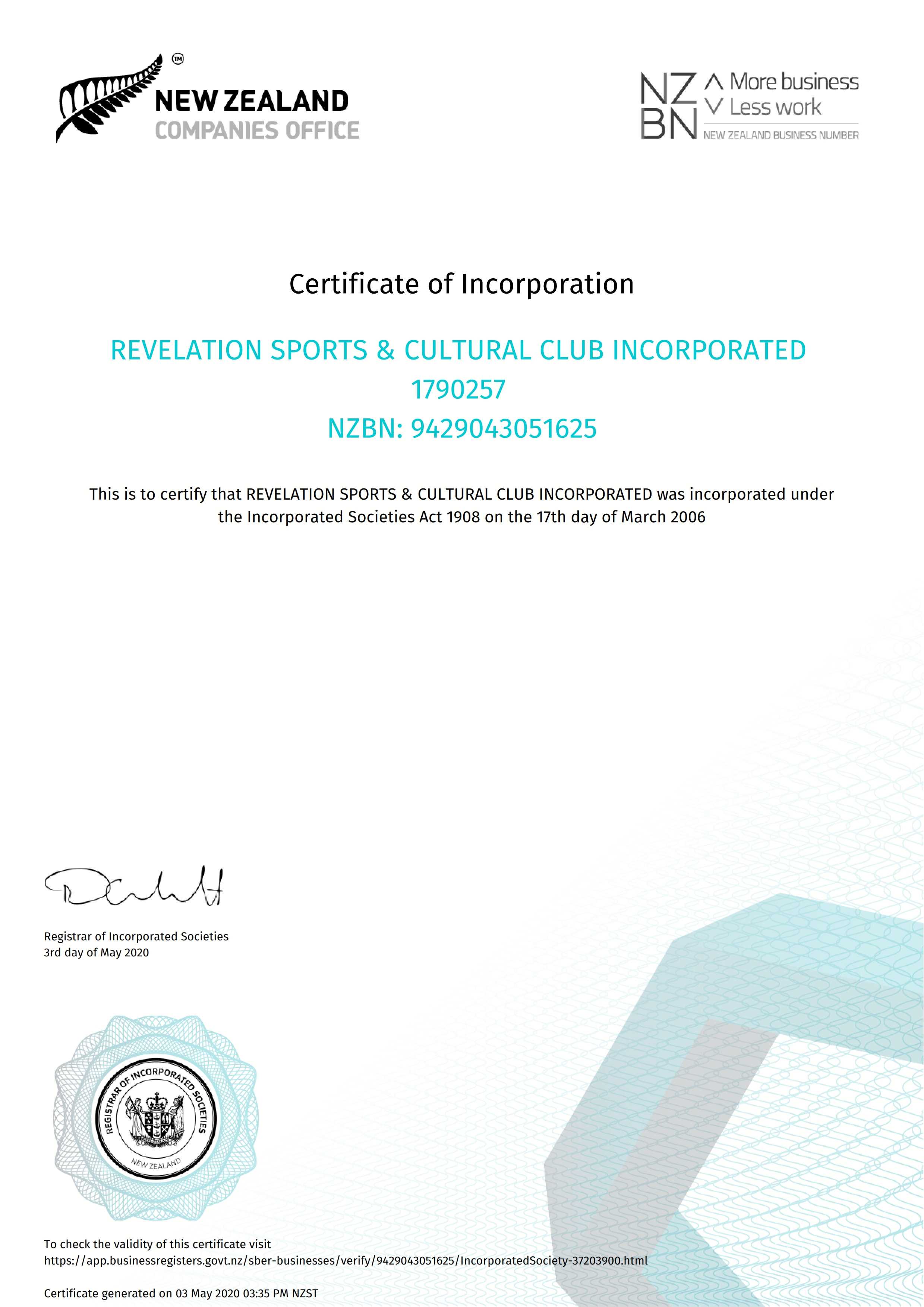 Revelation Sports - REVS CLUB FUNDRAISING