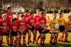 Junior Rhinos feature in a Carpet Court Commercial - released Oct 2019
