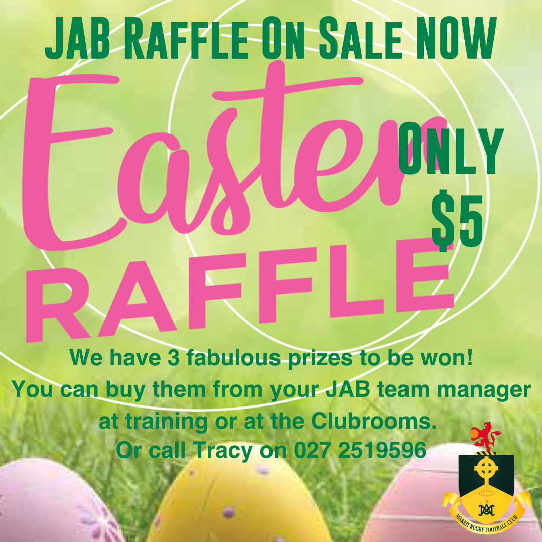 Easter Raffle fundraiser for JAB