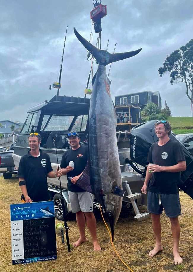Josh McPherson lands first Striped Marlin for NZ this Season