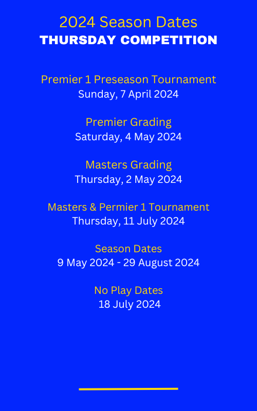 Prebbleton Netball Club - 2024 Season Dates