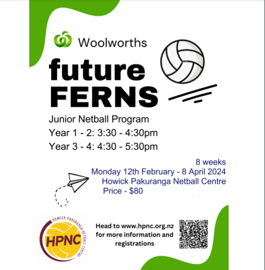 Howick Pakuranga Netball Centre - Home