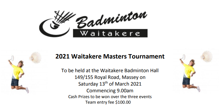 Waitakere Masters Open!