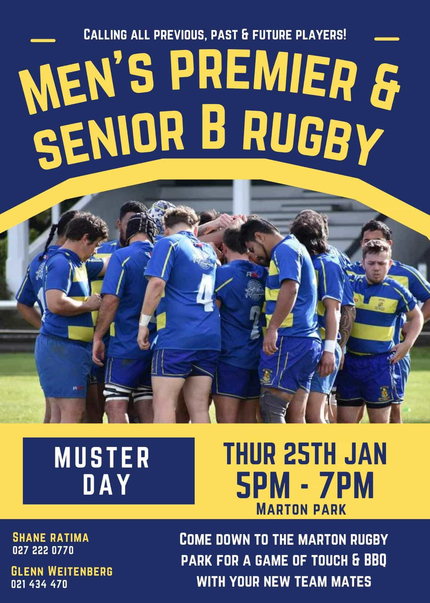 Whanganui Rugby Football Union - CLUB NOTICE BOARD