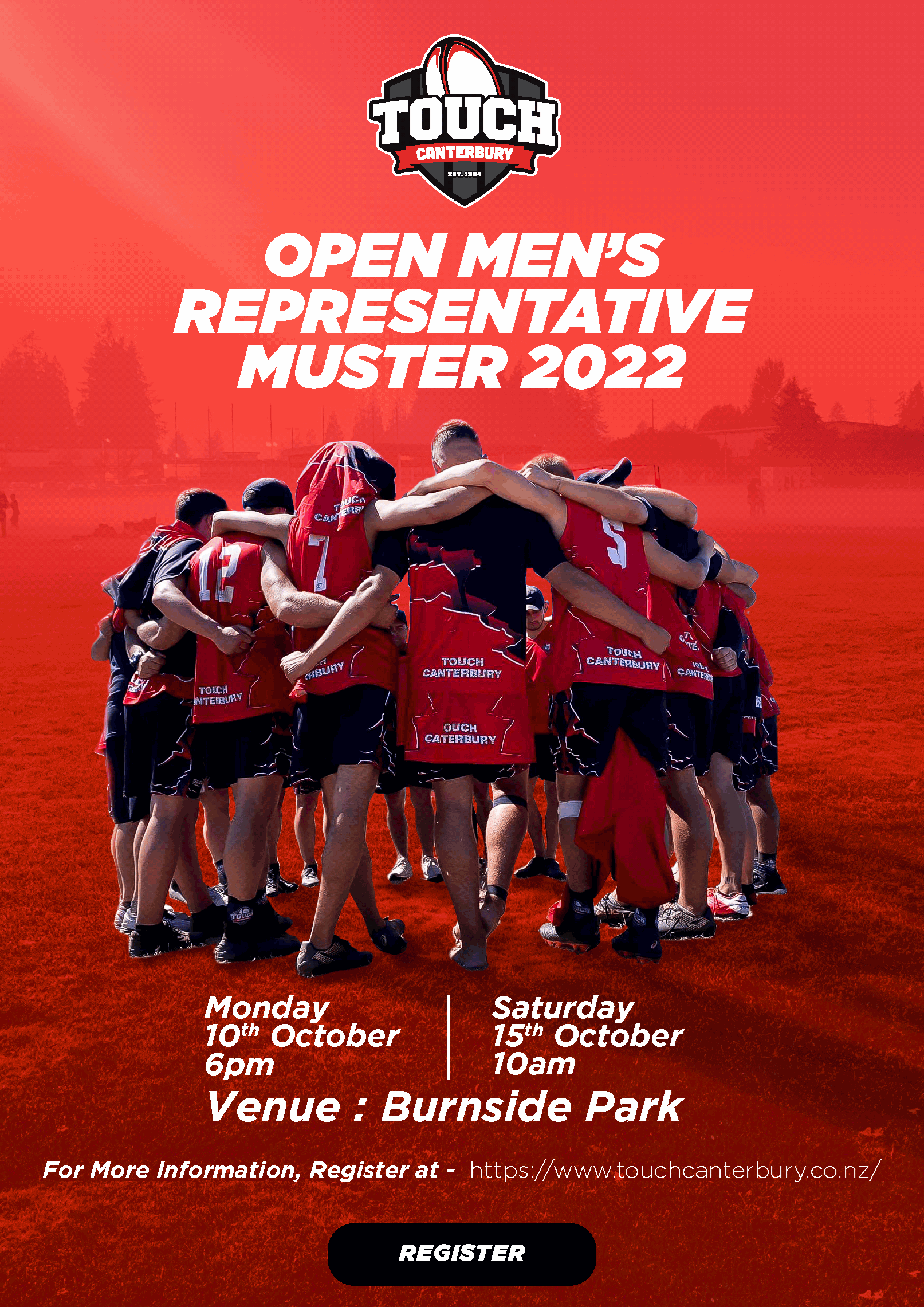 Touch Canterbury Association - Home