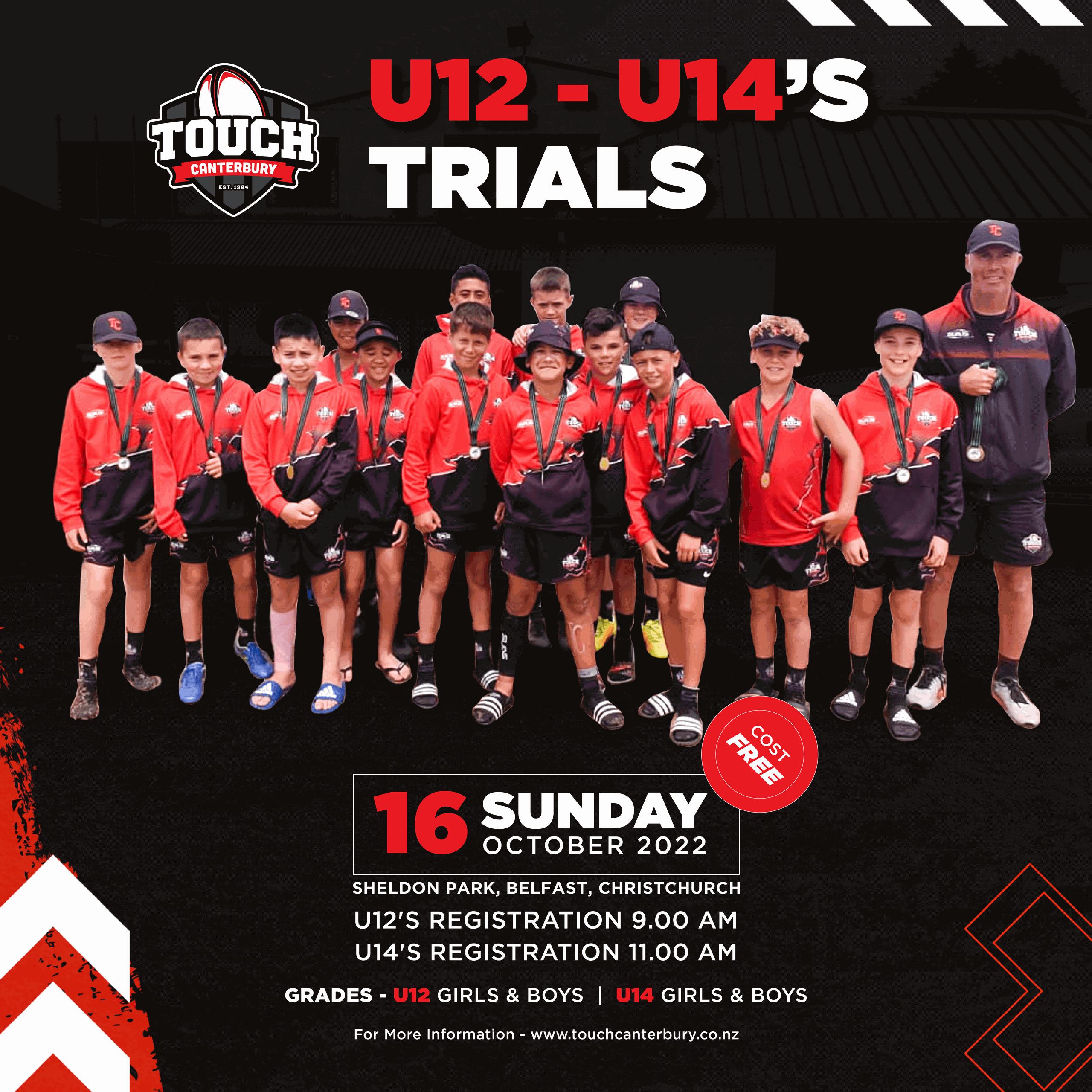 U12 & U14 Representative Trials 2022