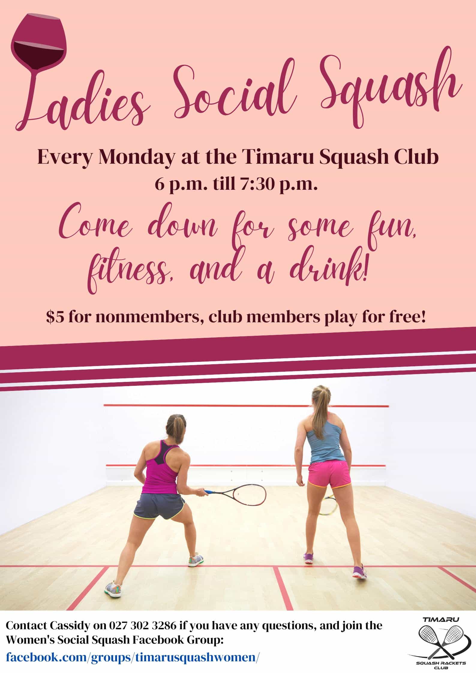 Timaru Squash Club - Adult Beginners