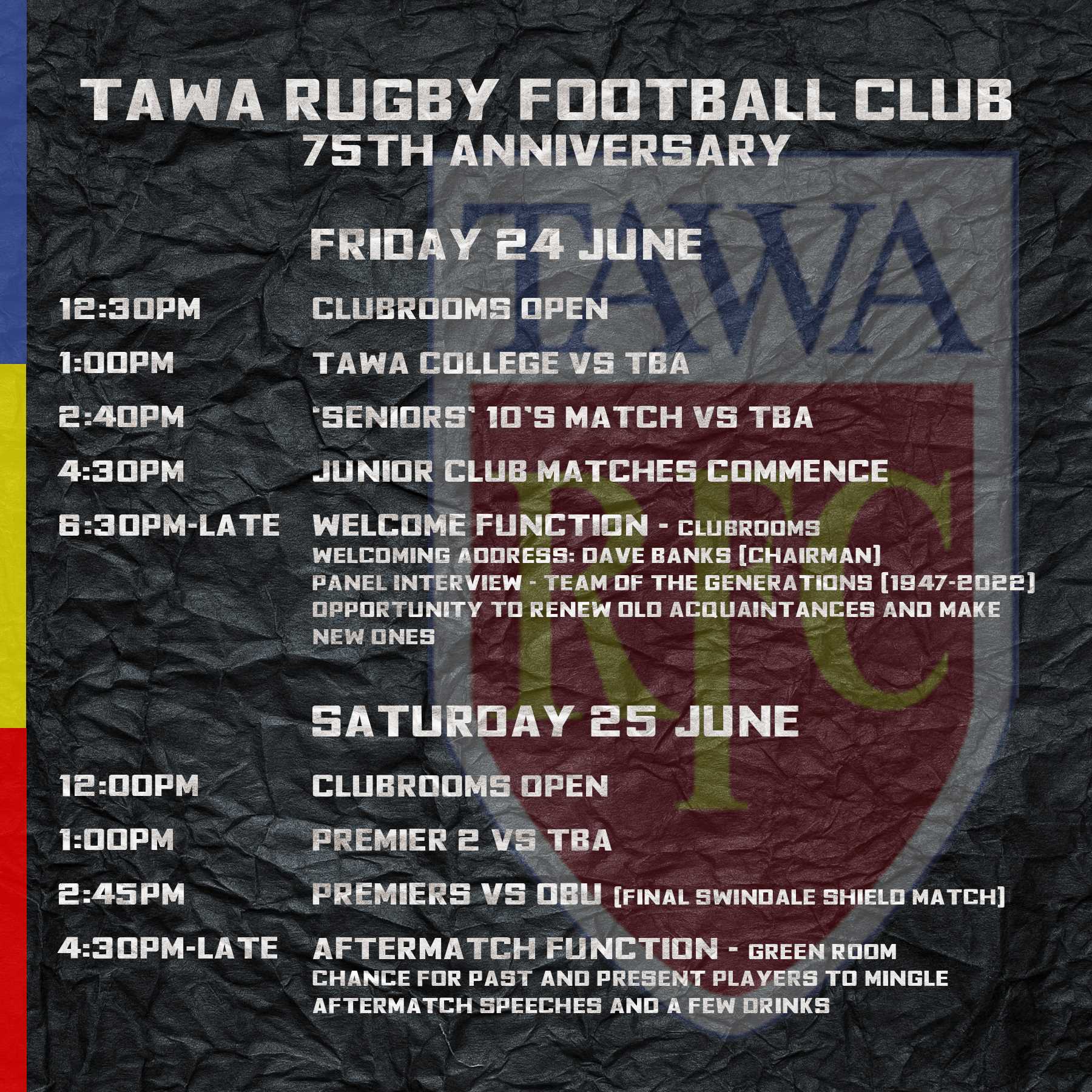 Tawa Rugby Football Club - REGISTER INTEREST