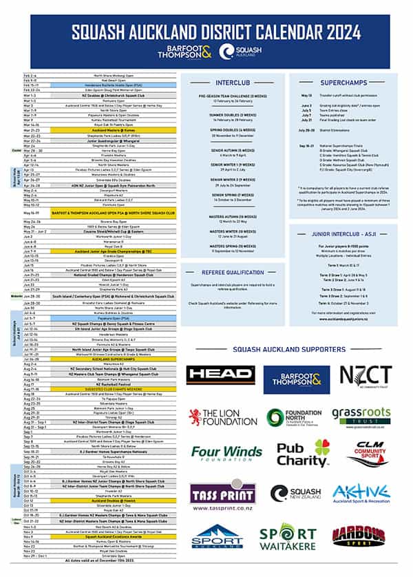 Squash Auckland - Home