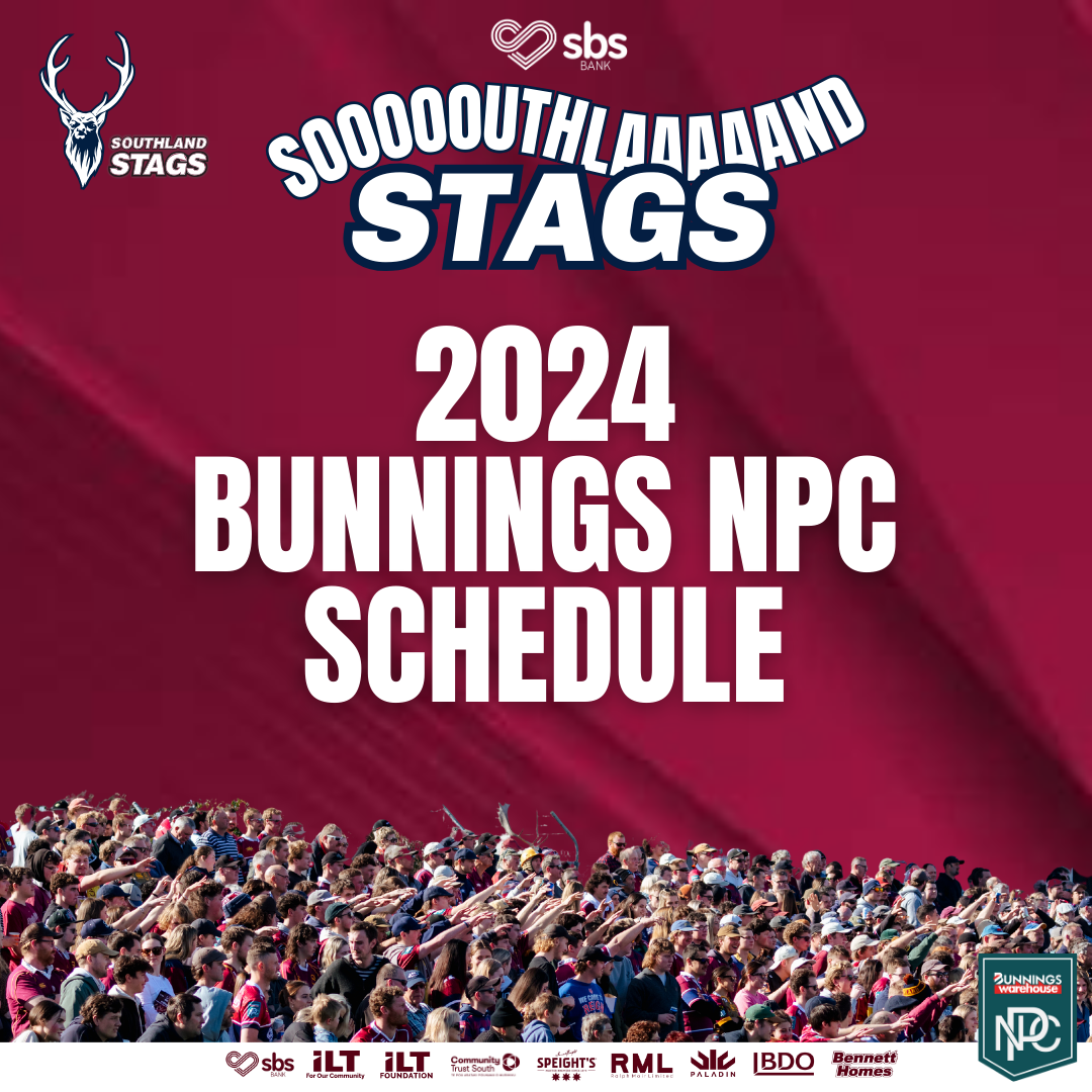 SBS Bank Southland Stags announce thrilling Bunnings Warehouse NPC Schedule