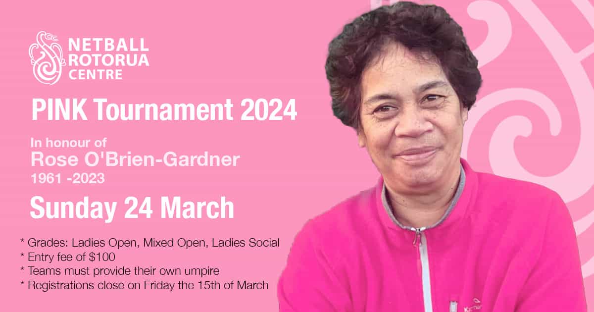 Netball Rotorua Centre - Pink Tournament