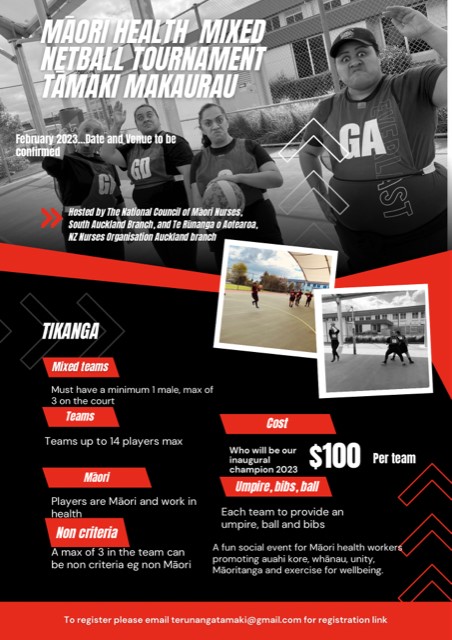 Maori Health Mixed Netball Tournament 2023