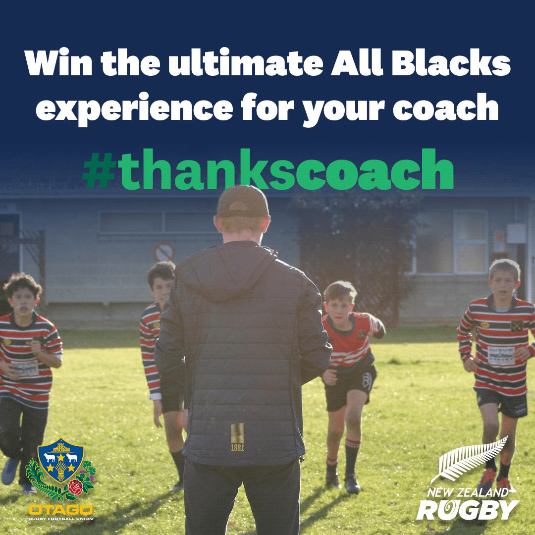ALL BLACKS COMPETITION FOR COACHES IN OTAGO