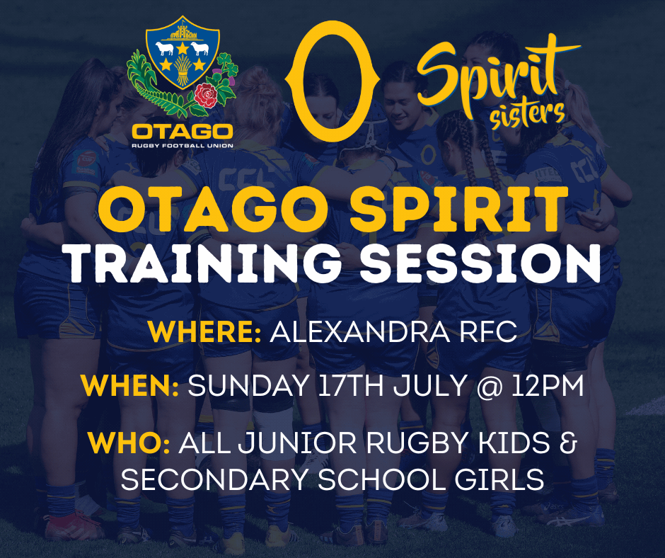 OTAGO SPIRIT TRAINING FOR JUNIOR KIDS & SECONDARY SCHOOL GIRLS IN CENTRAL