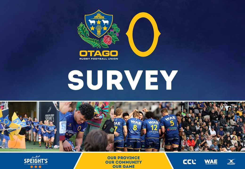 OTAGO RUGBY EVENT MOTIVATIONS SURVEY