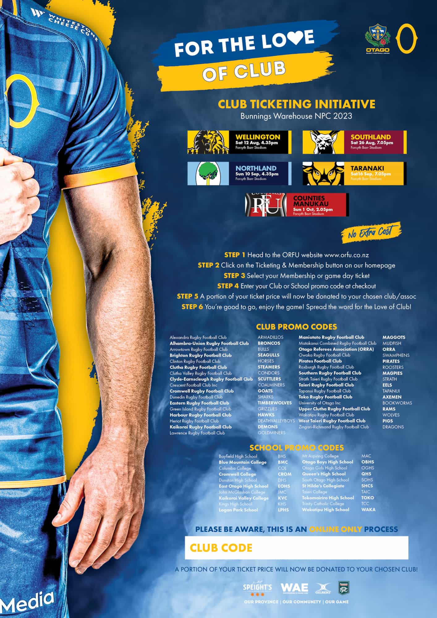 FOR THE LOVE OF CLUB TICKETING INIAITIVE IS BACK FOR 2023