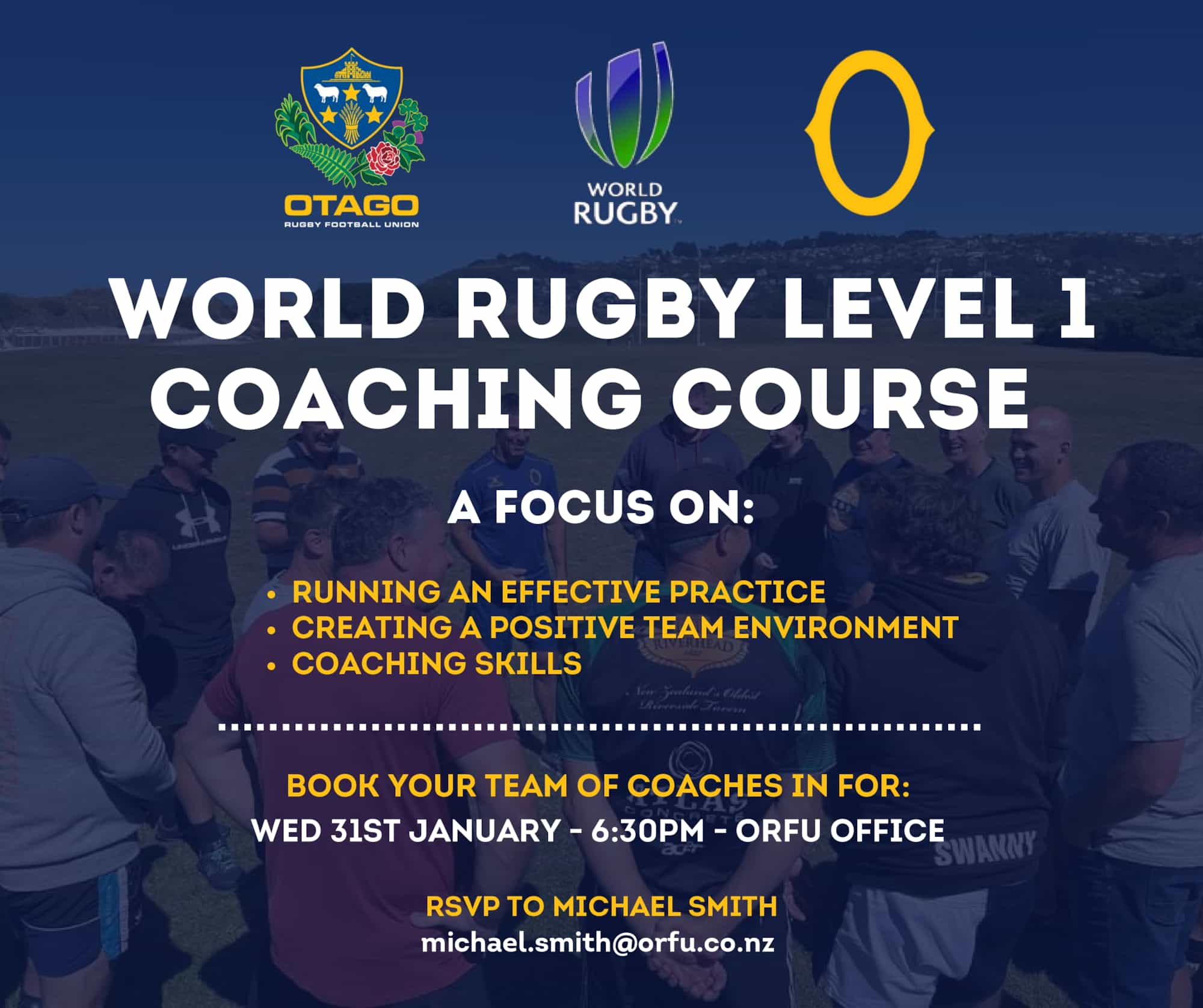WORLD RUGBY LEVEL 1 COACHING COURSE