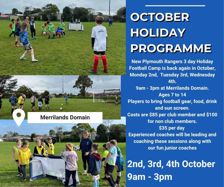 New Plymouth Rangers (AFC) - Holiday Programme