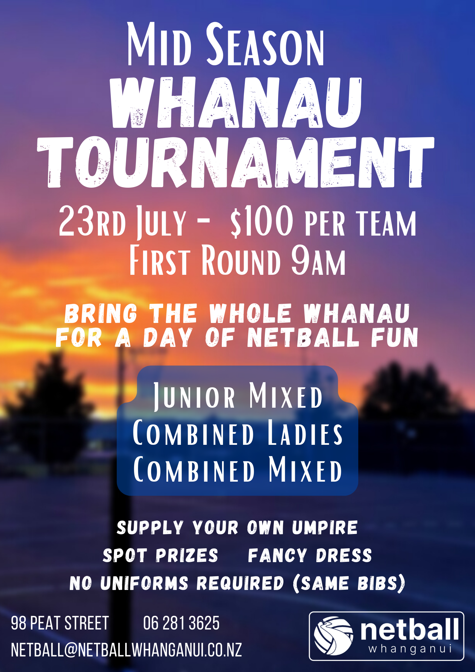 Netball Whanganui - HOME