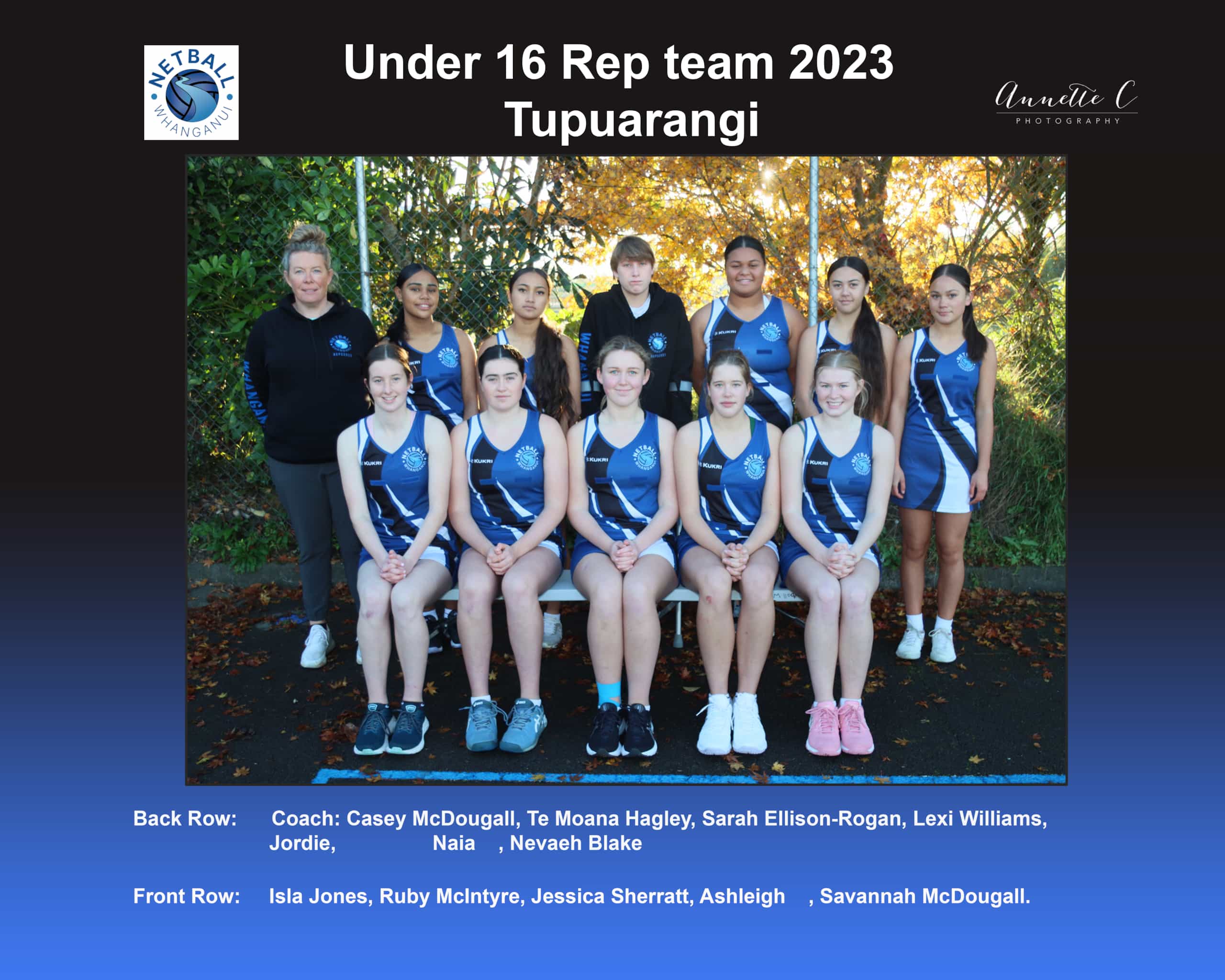 Netball Whanganui - 2023 REPS
