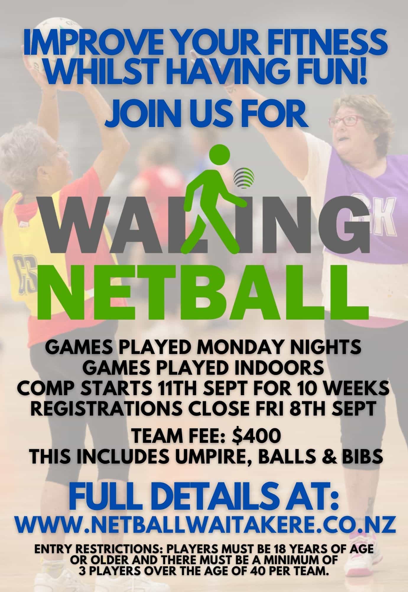 Netball Waitākere - Walking Netball