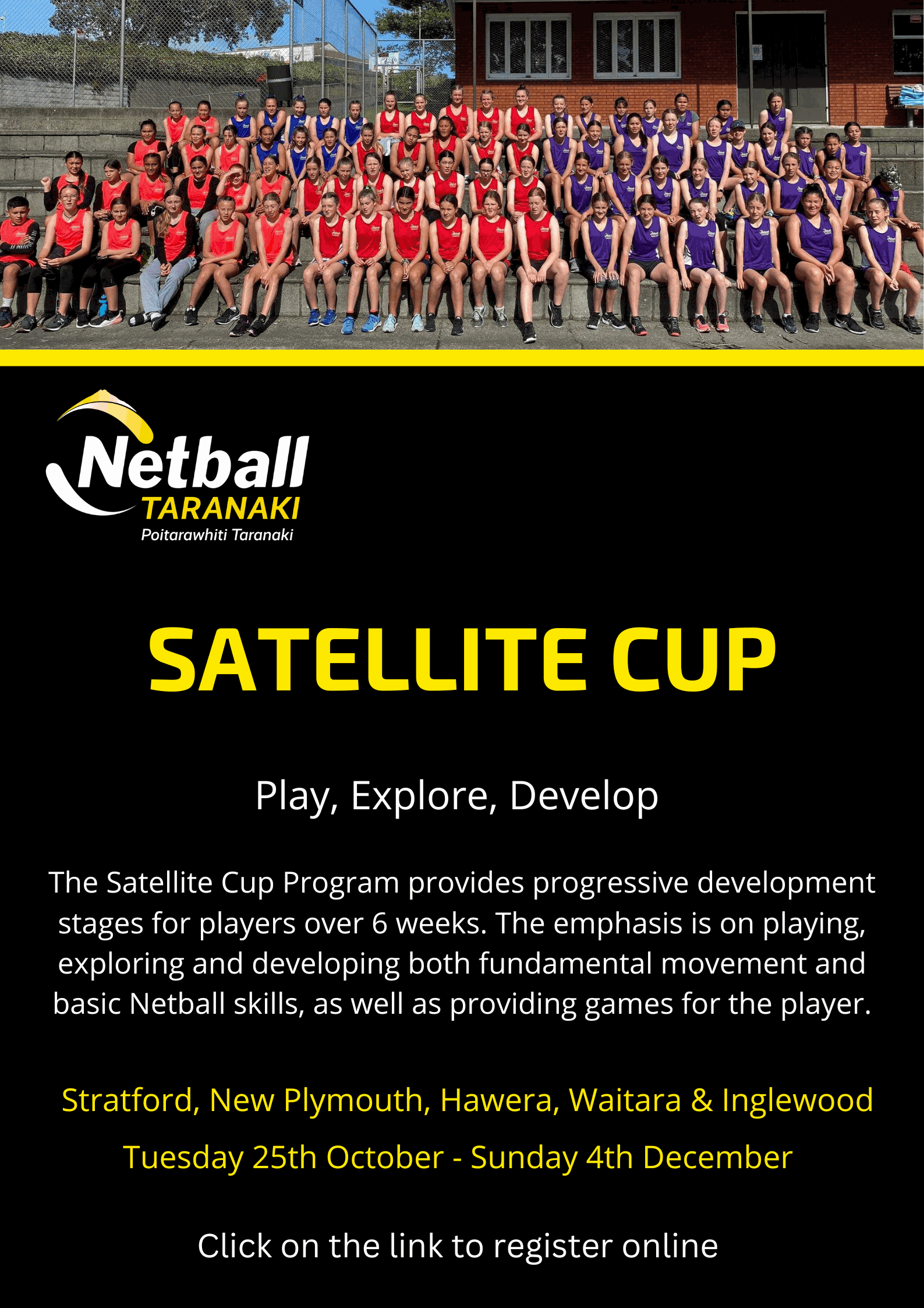 Netball Taranaki - Satellite Cup