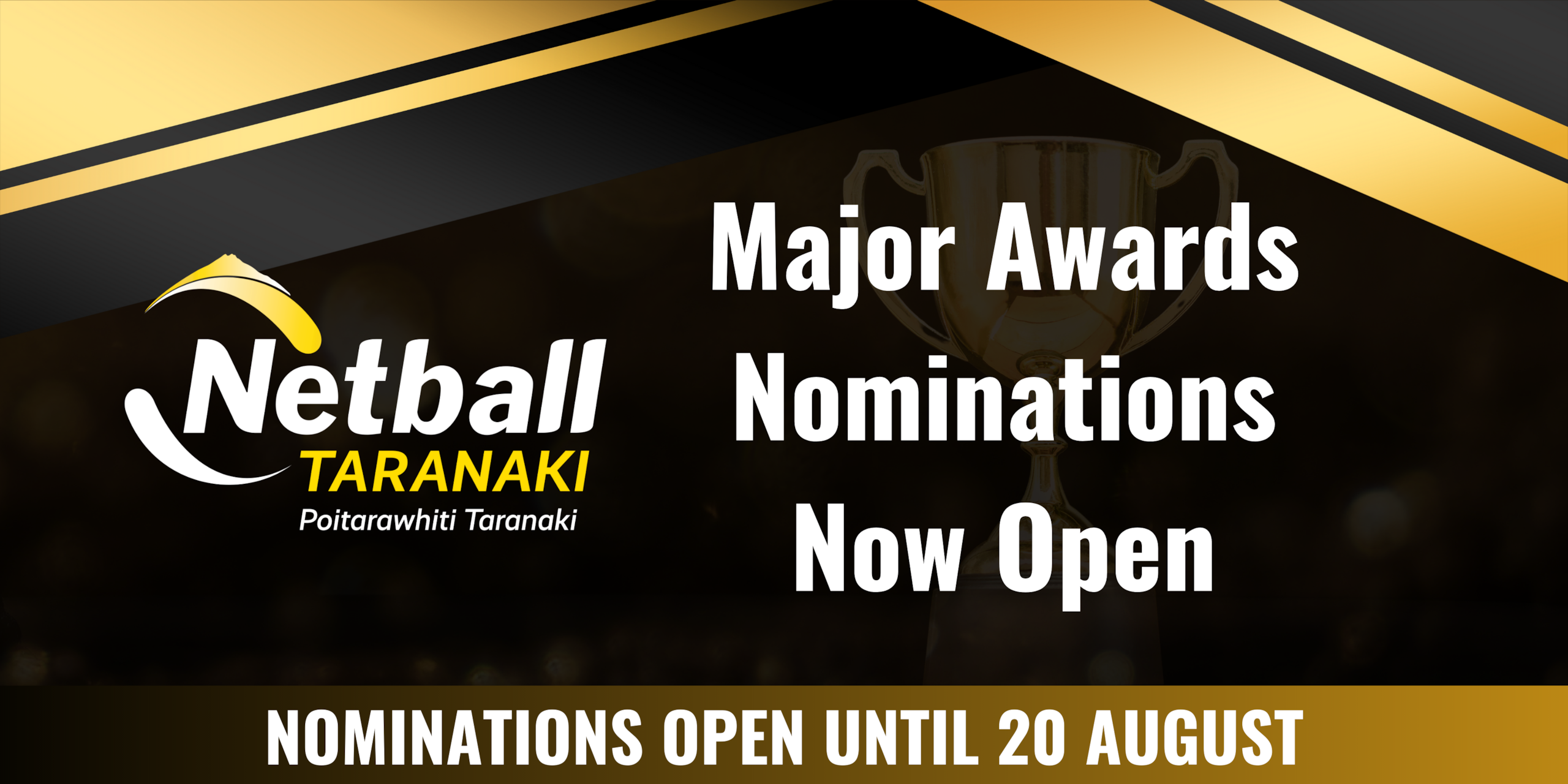 Netball Taranaki - 2023 Netball Taranaki Major Awards
