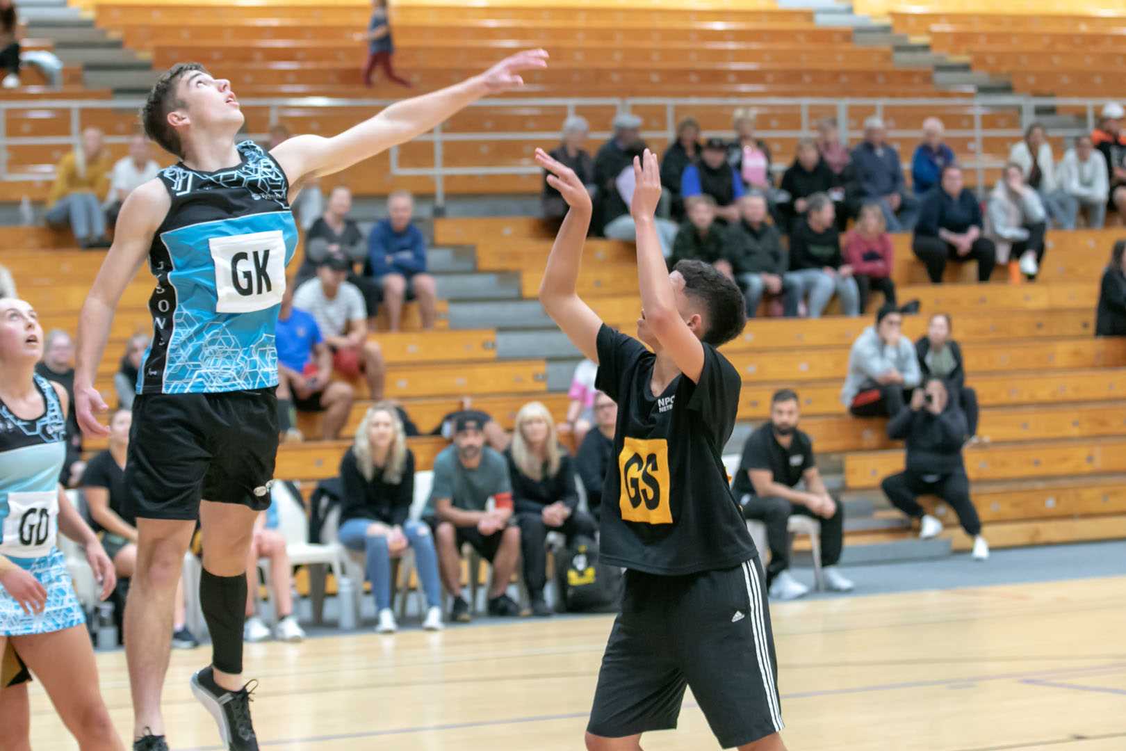 Boys go head-to-head in premier netball