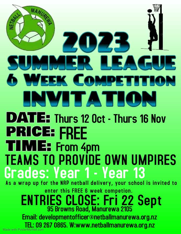 Netball Manurewa Inc - Netball Revitalisation Programme