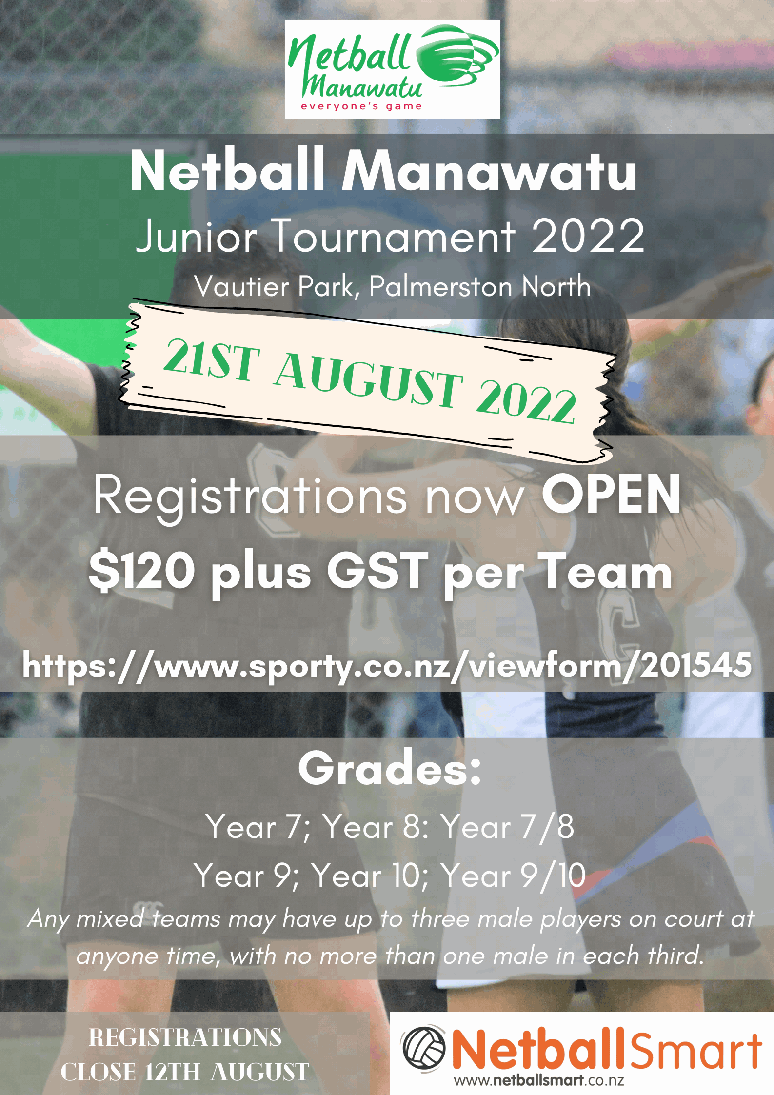 Netball Manawatu - Netball Manawatu Junior Tournament
