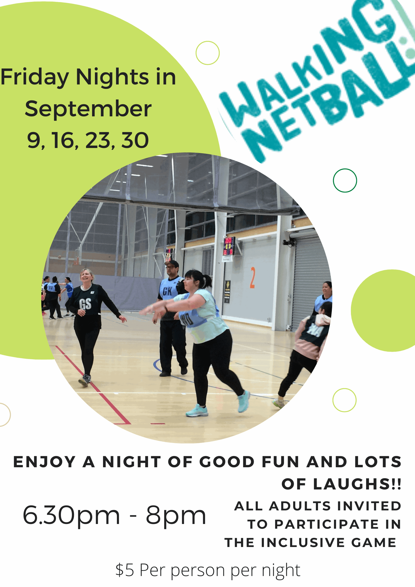Netball Hutt Valley - Walking Netball