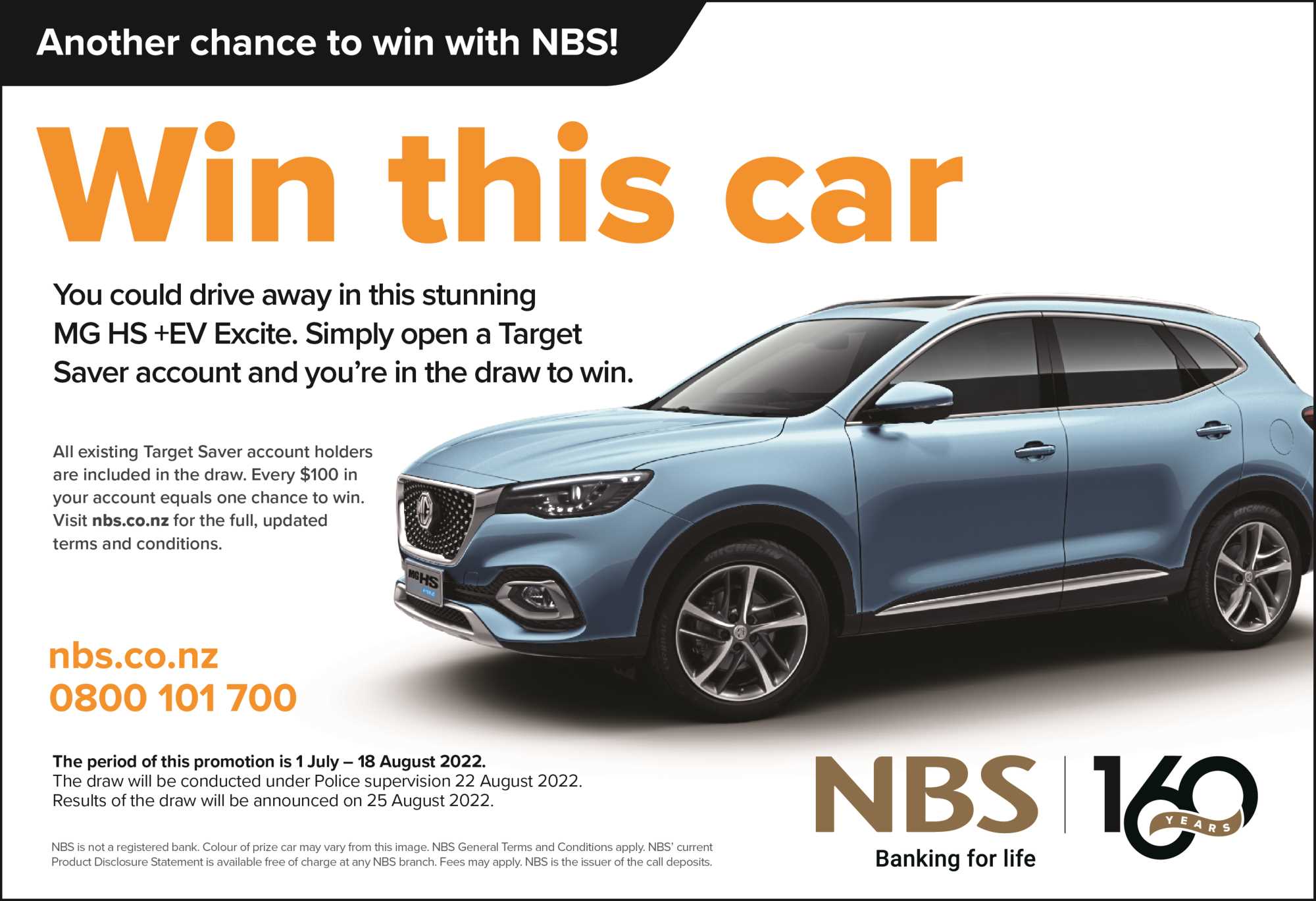 NBS - WIN a Car