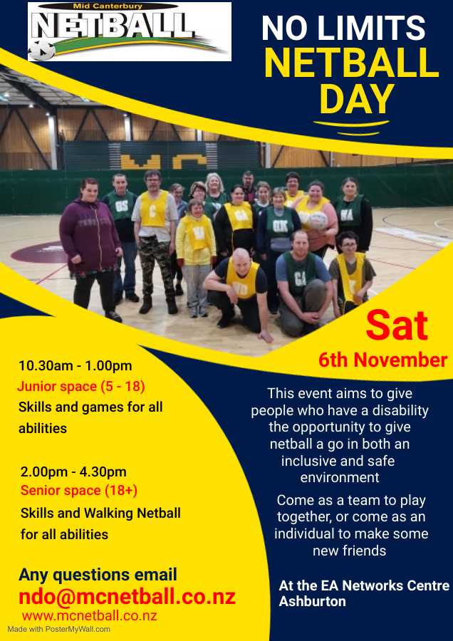 No Limits Netball event