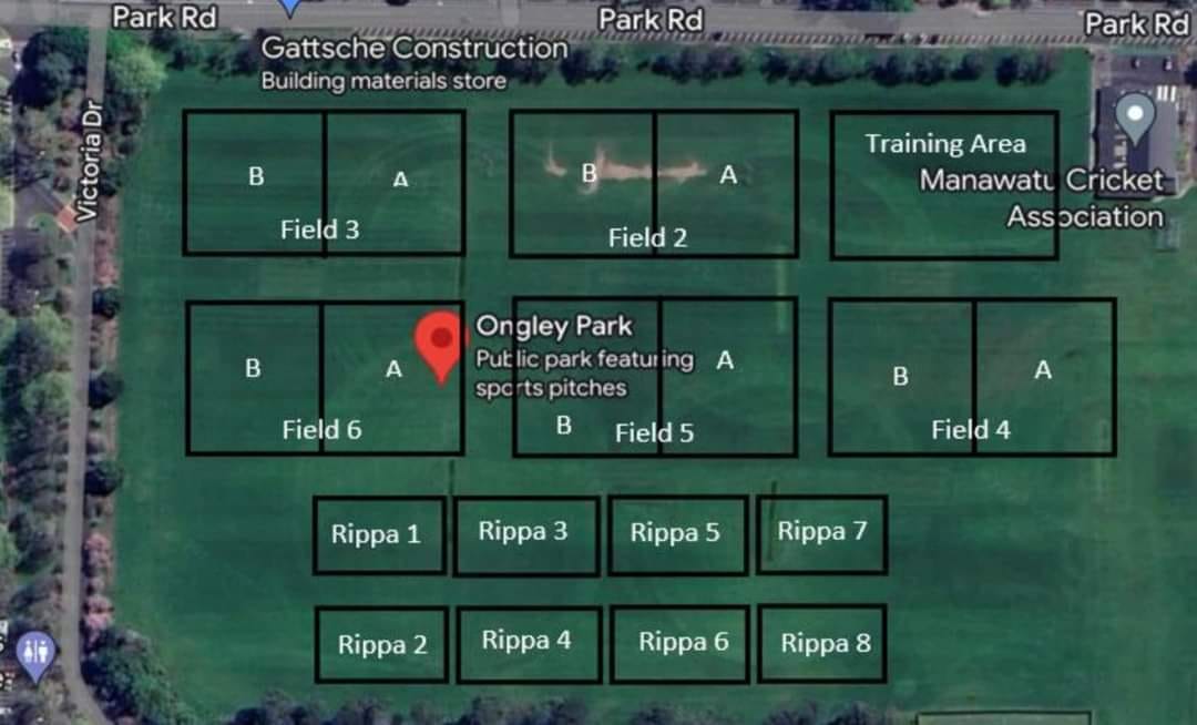 Manawatu RFU - FIELD MAPS