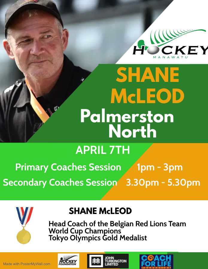 Shane McLeod is in Palmy!