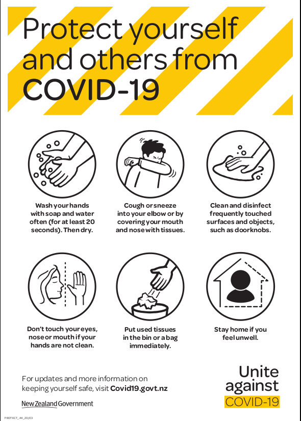 FRIENDLY REMINDER - Hygiene Protocols