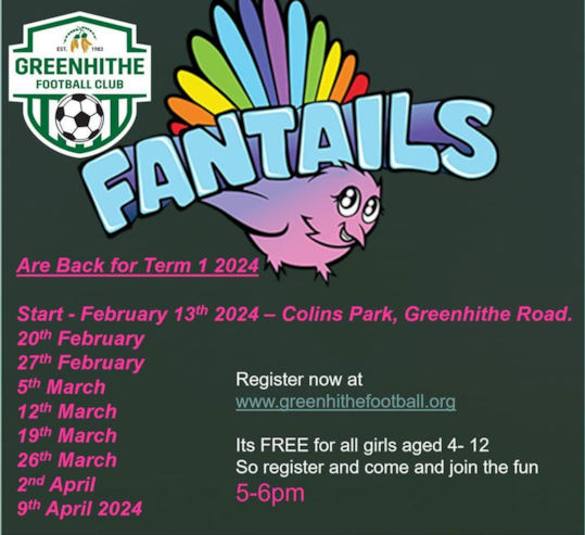 Greenhithe Football Club - Fantails