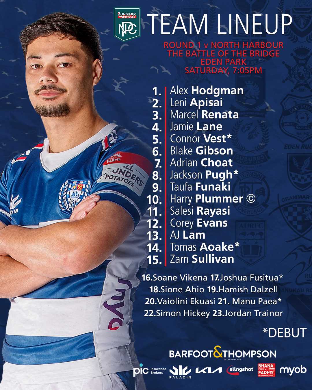 Auckland vs Manawatu