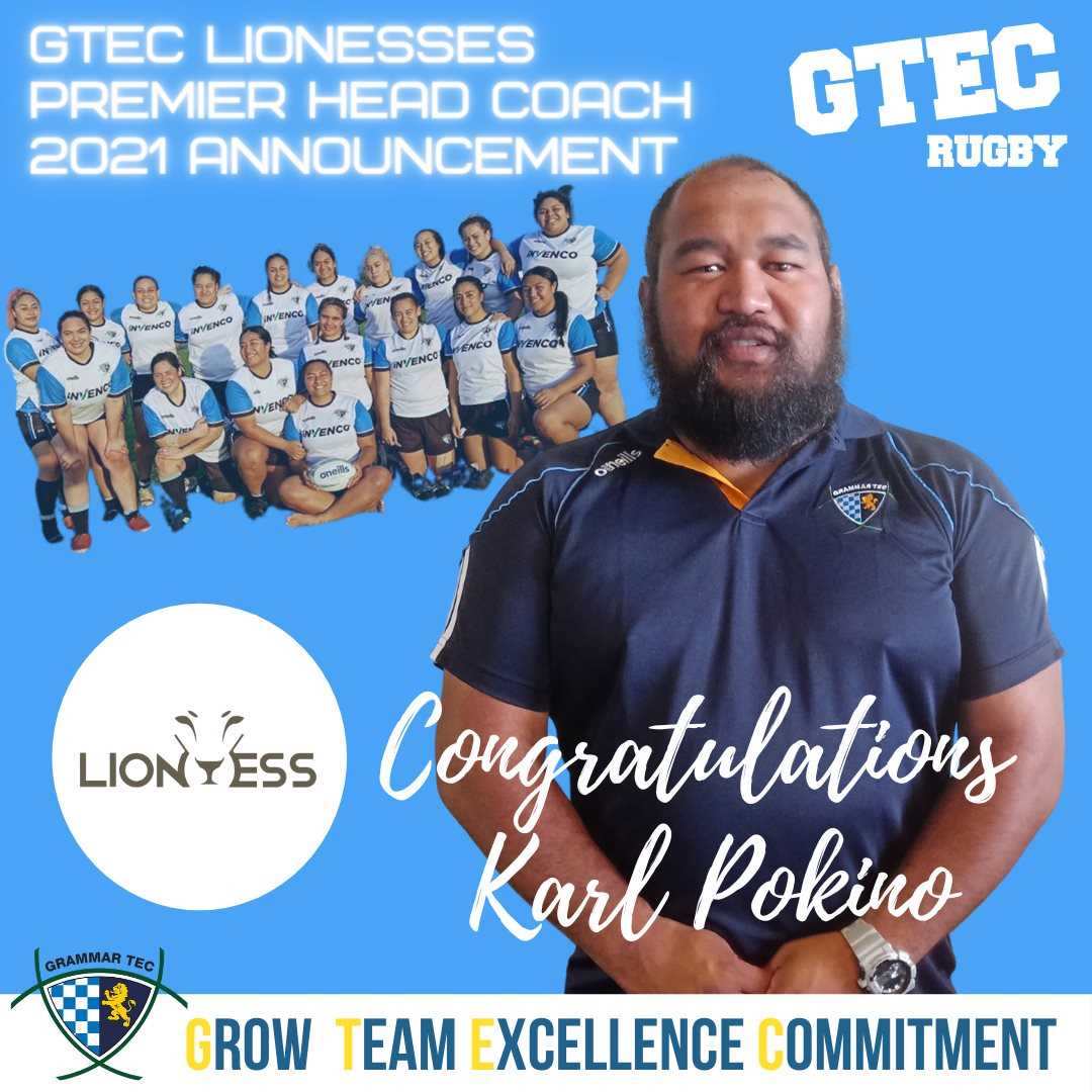 GTEC Lionesses Premier Head Coach Announcement