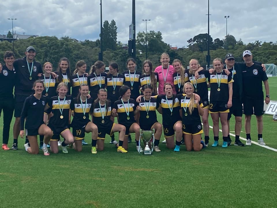 We win! Western Springs U17 Youth Football Tournament