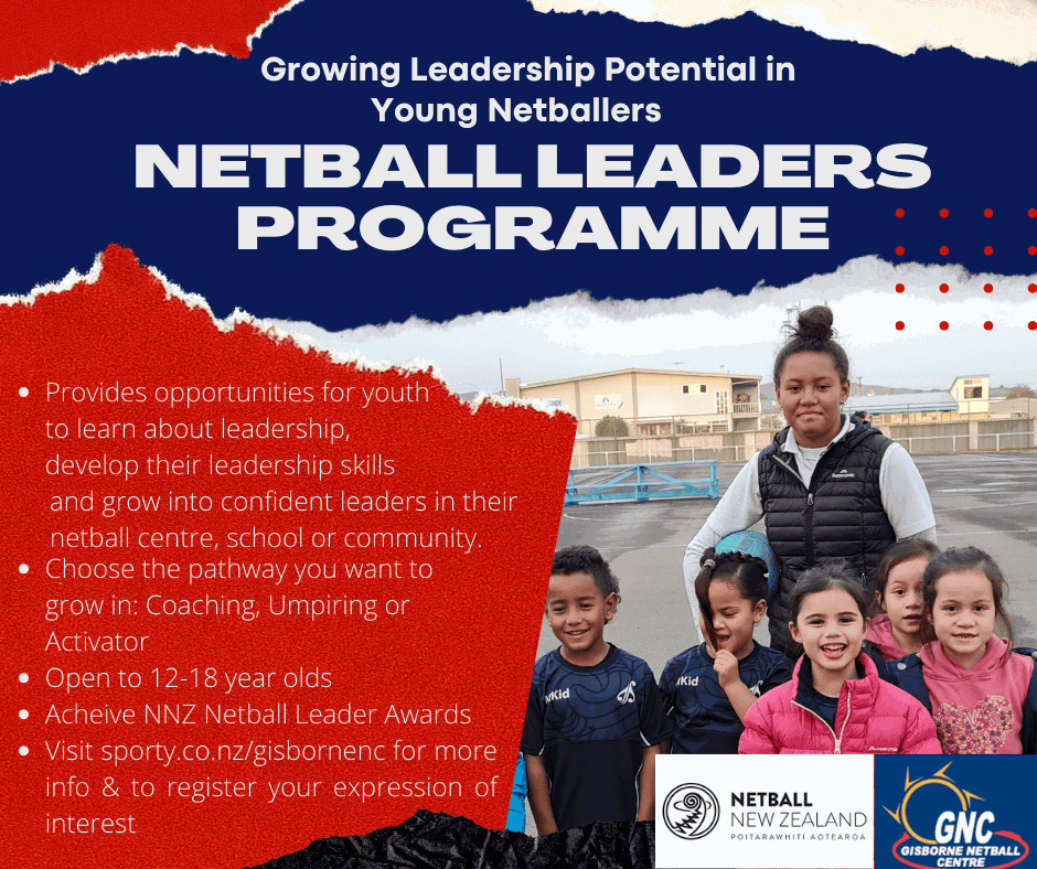 Gisborne Netball Centre - NNZ Netball Leaders Programme