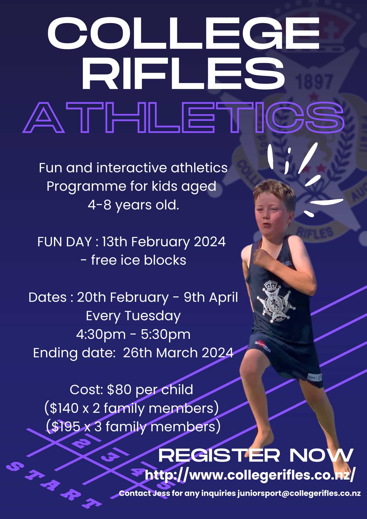 College Rifles Rugby Football Club - Athletics