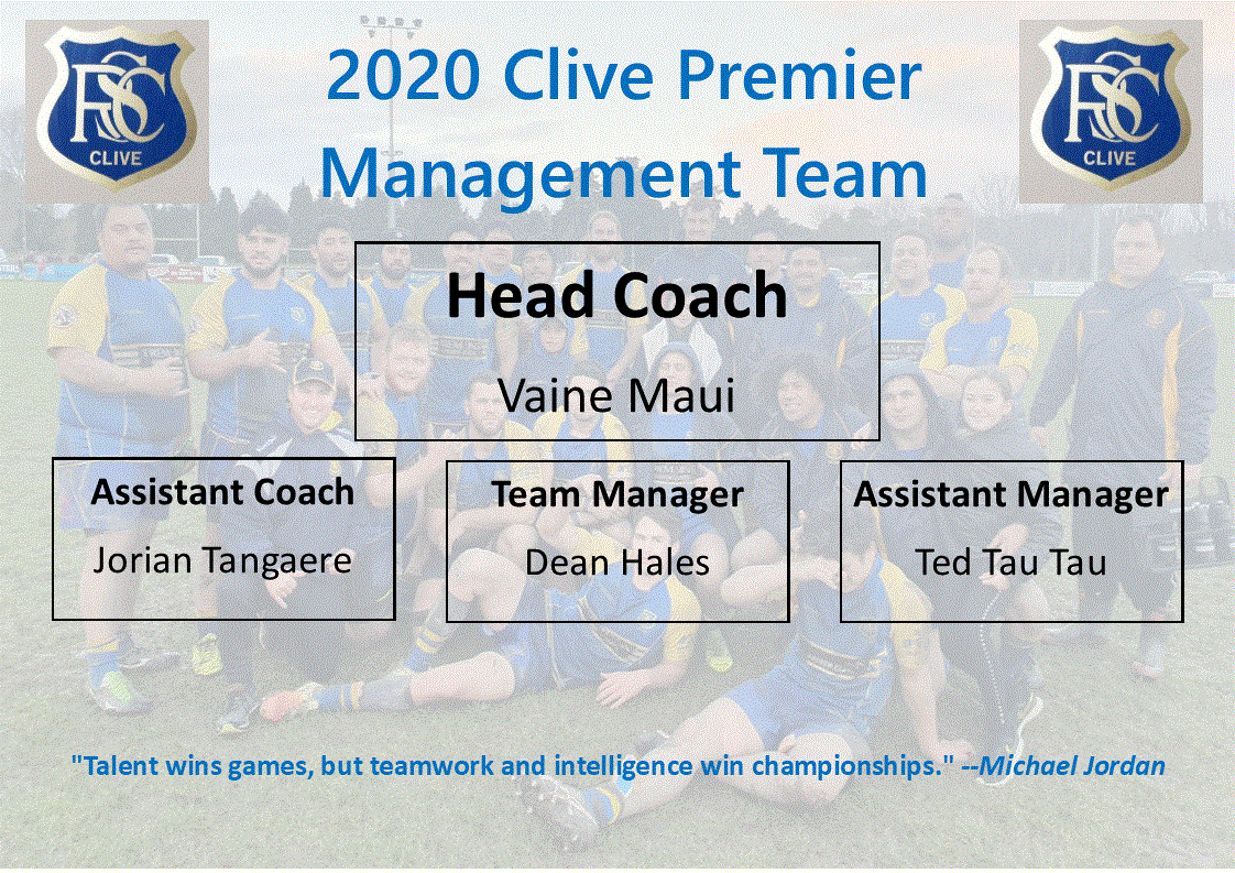 Clive Rugby & Sports Club Inc. - SENIORS