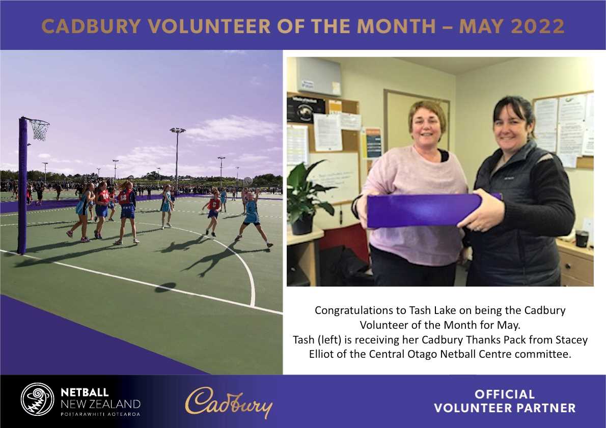 Central Otago Netball Centre - VOLUNTEERING